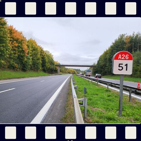 L'autoroute A26 avec du RW Elast® | Roadway Solutions